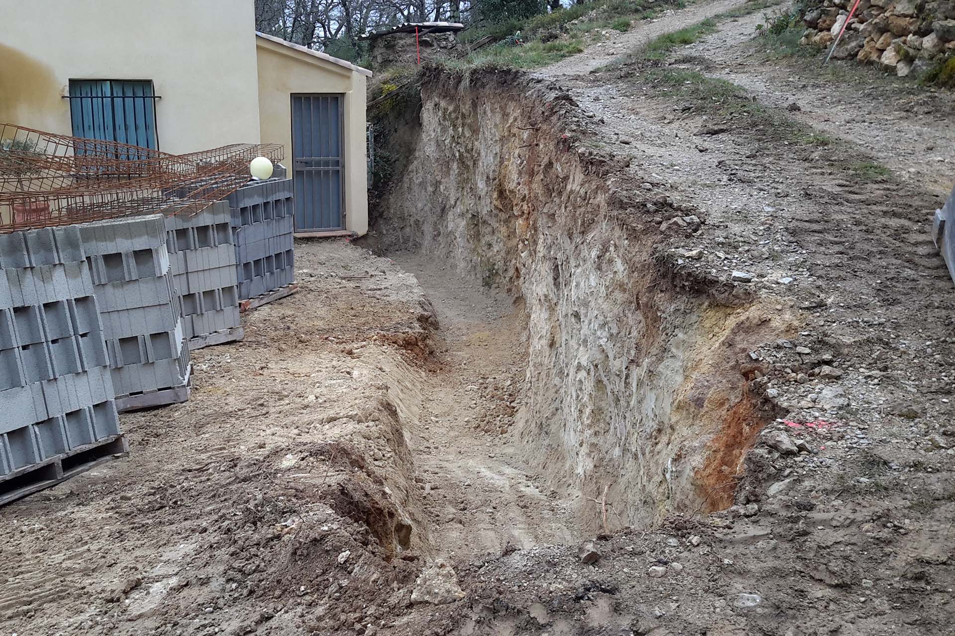 Restauration d'un chemin d'accès - Terrassier Saint Maximin La Sainte ...